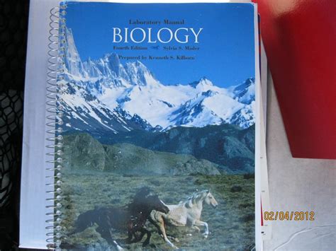 Biology 4th Edition Lab Manual 9780697123862 Mader