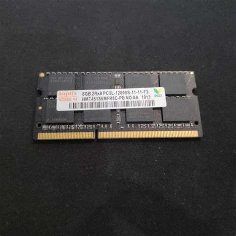 Jual Ram Laptop 8gb 2rx8 Pc3l 12800s Ddr3l 1600 8 Gb Sodimm Low Voltage