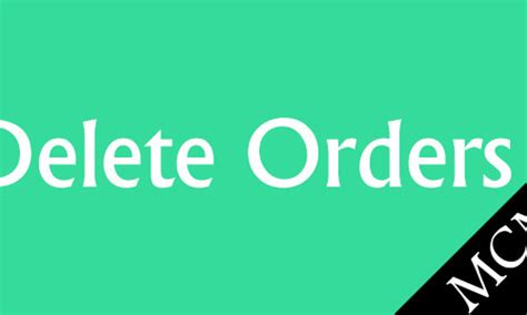 Magento Delete Orders By Themagecomp Codecanyon