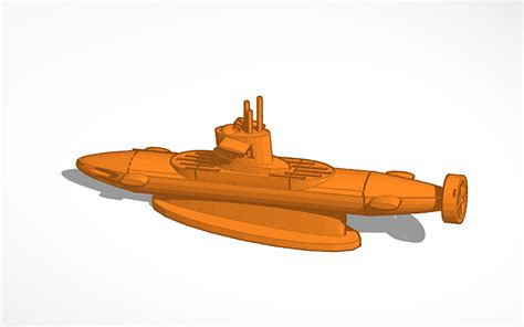 3d Design Submarine Tinkercad