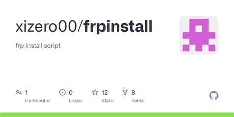 Github Xizero00frpinstall Frp Install Script