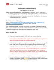 PH Problem Set Spring Solutions Docx PH Spring BUSPH Problem Set