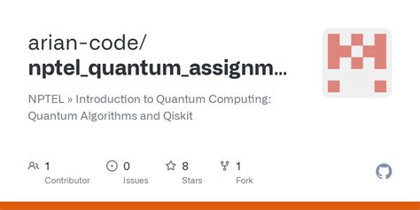 github arian code nptel quantum assignments nptel introduction to