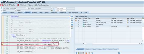 Exploring Abap Debugger 3 Abap Debugging Controls Discovering Abap