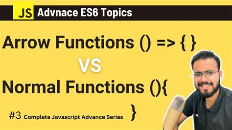 Arrow Functions In Javascript And Reactjs Advance Es6 Series Youtube