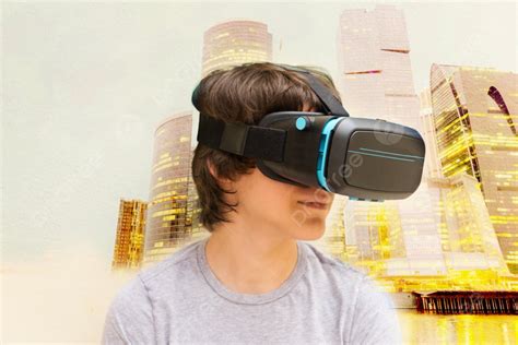 Vr 가상 부동산 안경을 착용하는 십대는 Vr 안경을 착용하는 십대를 닫습니다 사진 배경 및 무료 다운로드를위한 그림 Pngtree