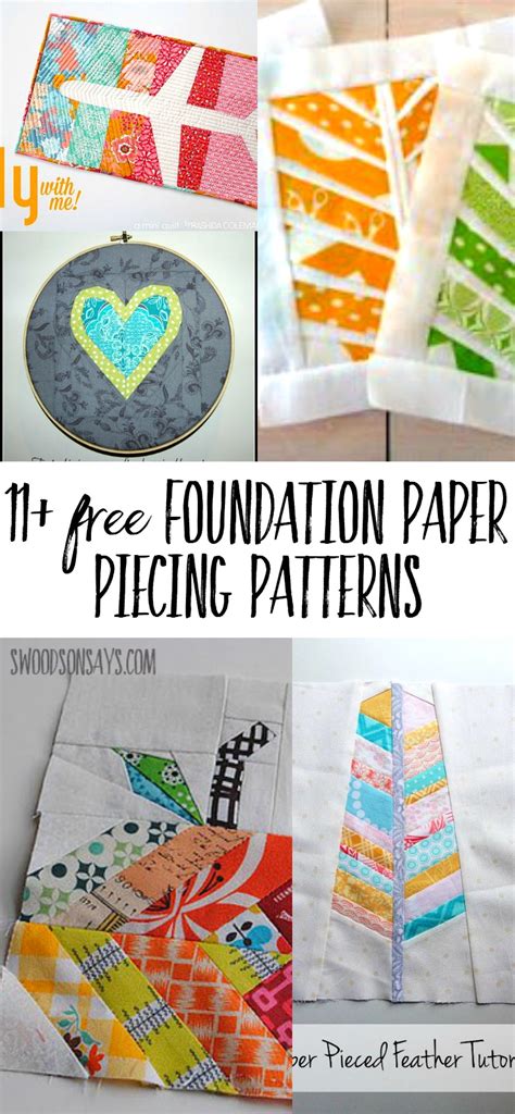 Free Foundation Paper Piecing Patterns