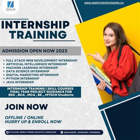 Join Zephyr Technologies And Solutions Internship Program