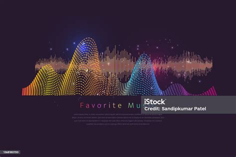 라이트 입자가 있는 음파 곡선 다채로운 이퀄라이저 시각화 웹 배너에 대한 스톡 벡터 아트 및 기타 이미지 웹 배너 음악 3차원 형태 Istock