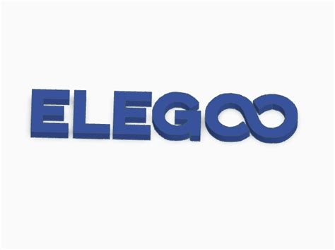 Elegoo Logo Elegoo Logo By Bestcodes Download Free Stl Model