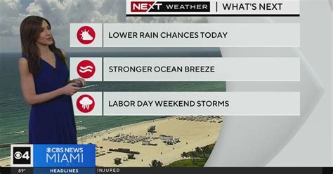 South Florida Weather For Monday 8262024 12pm Cbs Miami
