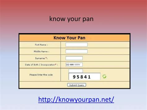 PPT Know Your Pan Card Detail Using Pan Number PowerPoint Presentation ID 7382740