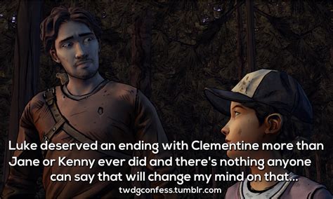 The Walking Dead Game Confessions Luke Deserved An Ending With