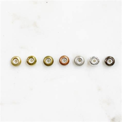 5 Piece String On Round Clasp 8mm X 4mm Clasp Jewelry Making Supplies
