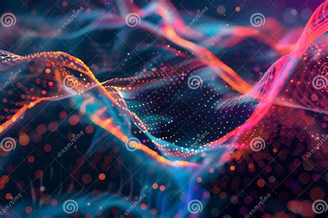 Data Driven Marketing Strategy With Colorful Abstract Backgrounds Stock Illustration