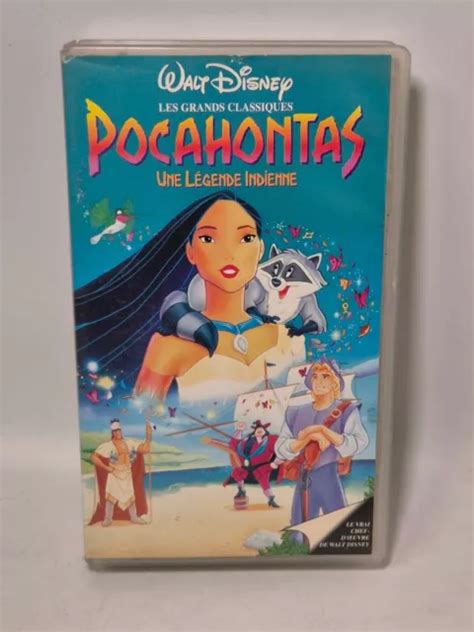 Vintage Vhs Video Tape Walt Disney The Great Classics Pocahontas Vf £14