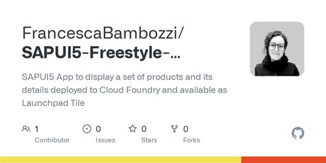 Github Francescabambozzisapui5 Freestyle Template Sapui5 App To