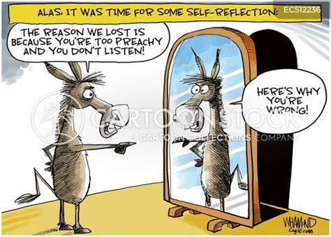 Mirror Metaphor Cartoons And Comics Funny Pictures From Cartoonstock