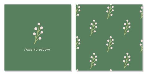 파스텔 색상의 인쇄 및 원활한 꽃 패턴 프리미엄 벡터