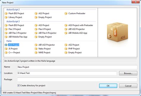 Flashdevelop One Haxe Project For Both Flash And Actionscript Export