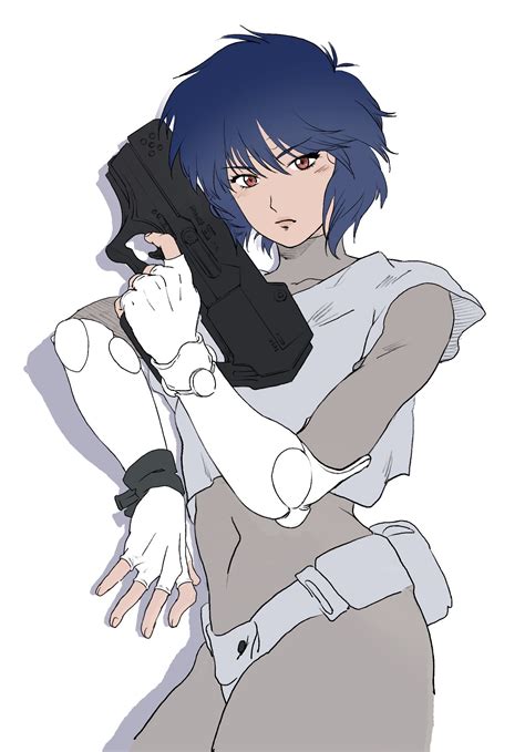 Aizheajsee Kusanagi Motoko Ghost In The Shell Highres 1girl Aizheajsee Kusanagi Motoko Ghost In The Shell Highres 1girl