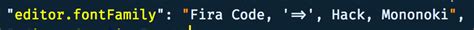 I Can T Make Ligatures Work In Vscode Issue Tonsky Firacode Github