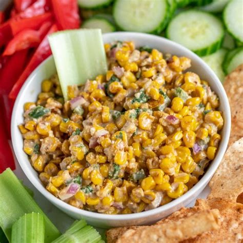 Vegan Street Corn Dip Easy And Ready In 15 Minutes
