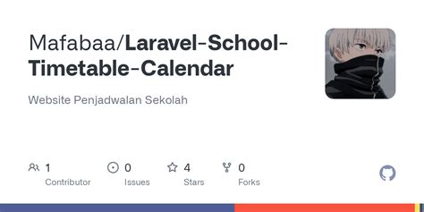 Github Mafabaalaravel School Timetable Calendar Website Penjadwalan