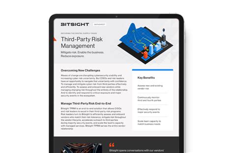 End To End Third Party Risk Management Bitsight