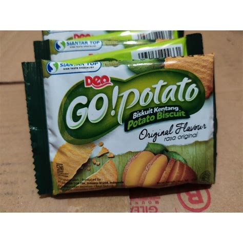 Jual Go Potato Renceng Biscuit Kentang Original Flavour Shopee