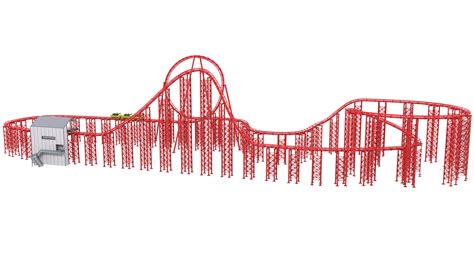Roller Coaster 3d Model Turbosquid 1812377