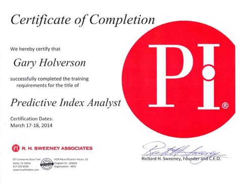 2014 Predictive Index Analyst Certification L Pdf