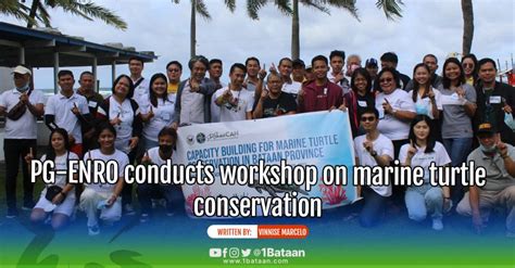 Pg Enro Conducts Workshop On Marine Turtle Conservation 1bataan