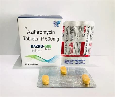 Dazro 500 500 Mg At ₹ 710 Box In Barwala Id 24225954512