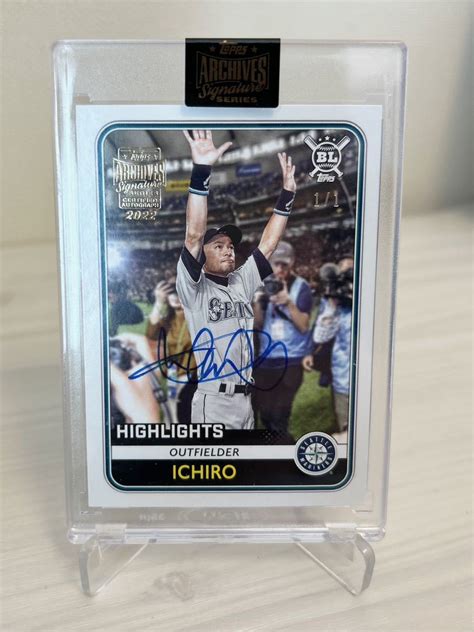 【目立った傷や汚れなし】【現役最終試合・世界で一枚】イチロー Ichiro Suzuki 2022 Topps Archives 11