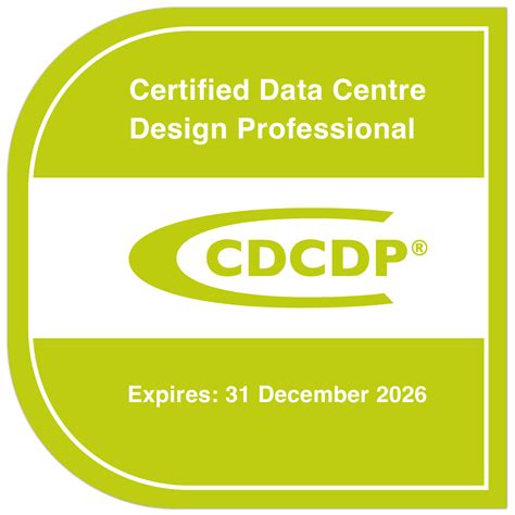 Certified Data Centre Design Professional Cdcdp® Credly