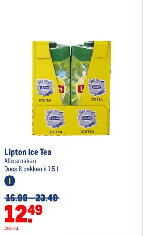 Lipton Ice Tea Alle smaken Doos pakken à aanbieding bij Makro