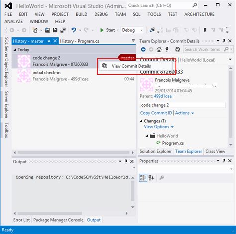 Visual Studio GitHub Integration Tutorial