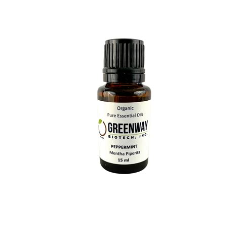 Peppermint Mentha Piperita Essential Oil Greenway Biotech Inc