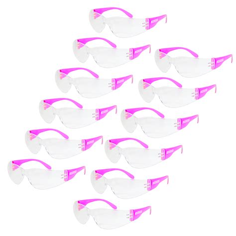 Clear Safety Glasses For High Impact Protection Pinkfit Collection