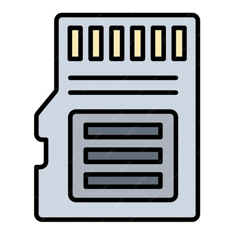 Premium Vector Ssd Card Vector Illustration Style