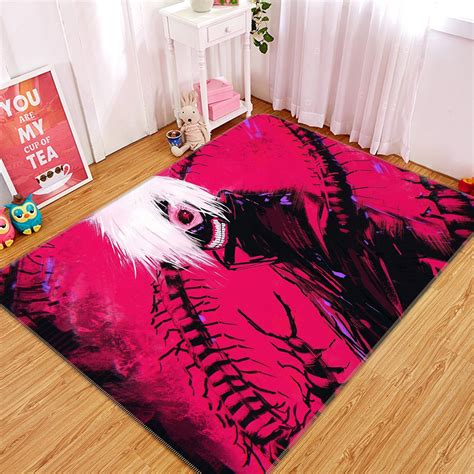 Tokyo Ghoul Anime 13 Area Rug Living Room And Bed Room Rug T Us