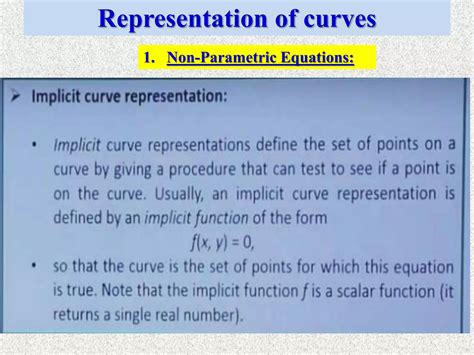 Part 4 Types And Mathematical Representations Of Curves Pptx 3 D Graphics Computer Software