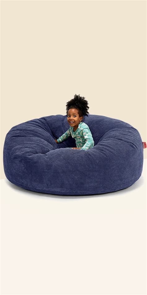 Lounge Pug Sitzsack Kinder Xl Cord Elfenbein Big Bertha Original De
