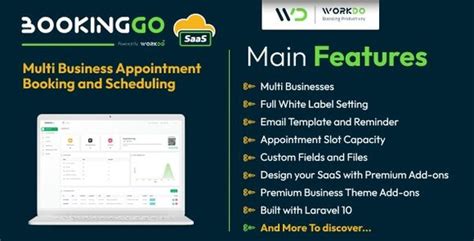 BookingGo SaaS V5 0 Nulled Multi Business Appointment Booking And