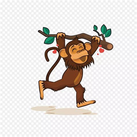 开心的猴子卡通图png图片素材下载图片编号7367451 Png素材网