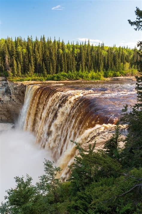 Alexandra Falls Twin Falls Gorge Provincial Park Nt Canada Stock