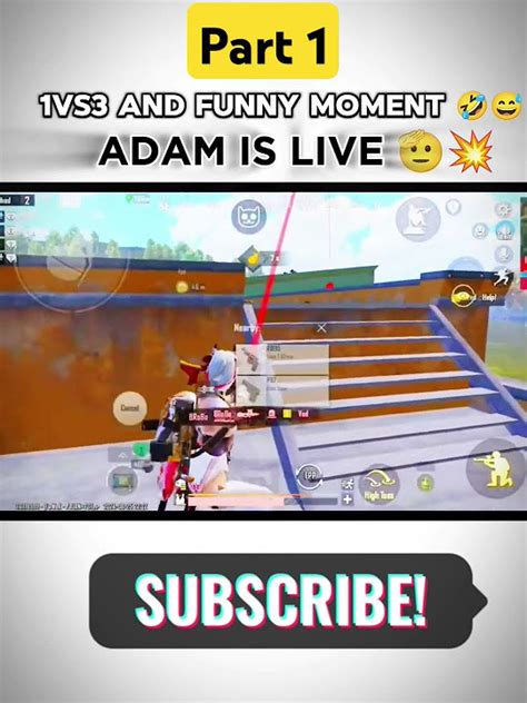 1vs3 Funny Moment🤣part1 Bgmi Pubgmobile Youtubeshorts Youtube