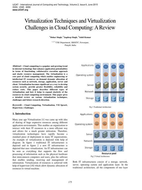 Virtualization Techniques And Virtualization Challenges Pdf Virtualization Desktop