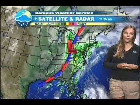 Cws Friday Afternoon Weather Update With Melissa Constanzer Youtube